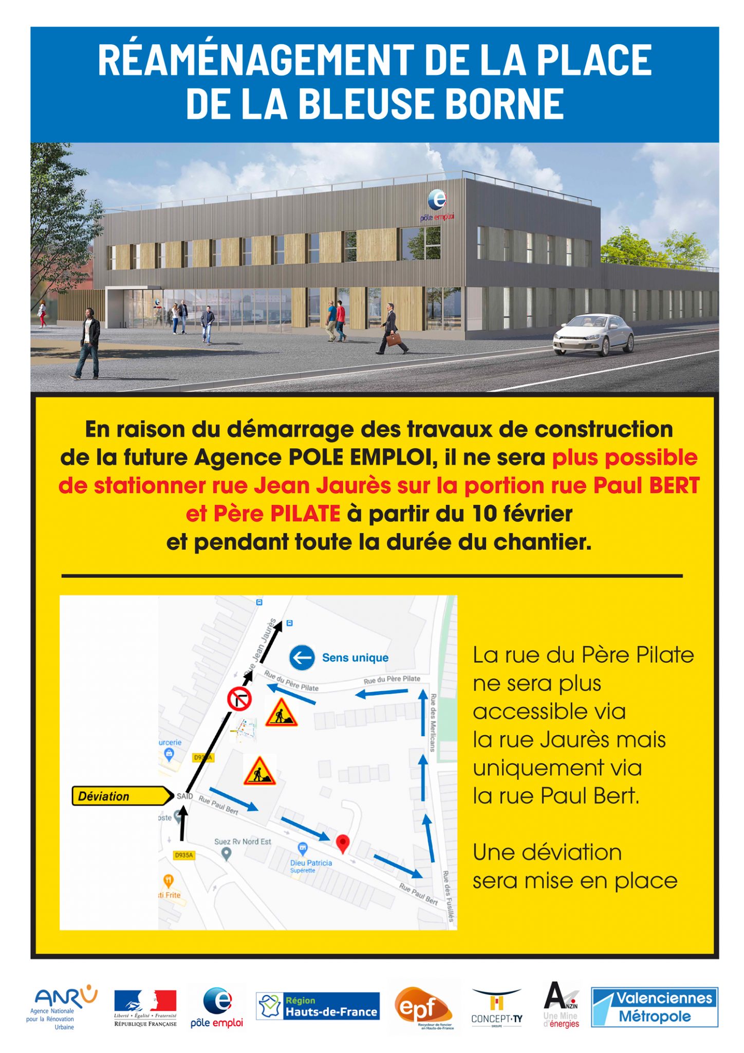 FAUBOURG DE LILLE - BLEUSE BORNE - Valenciennes Métropole